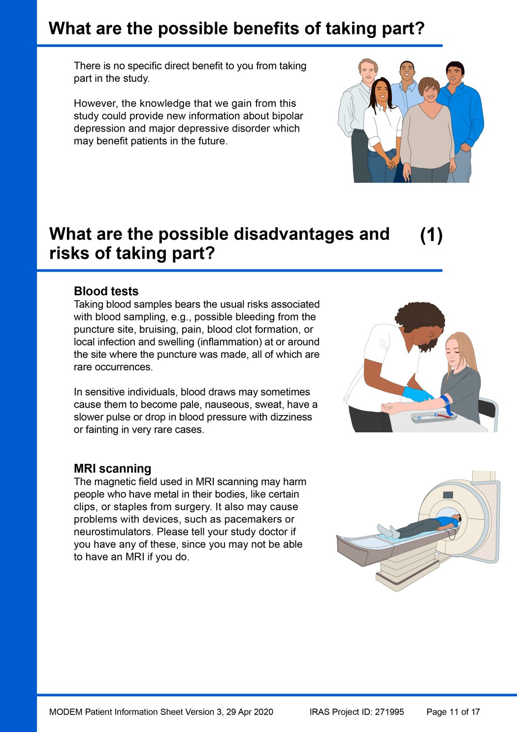 Example Patient Information Sheet – Neuroscience & graphic design